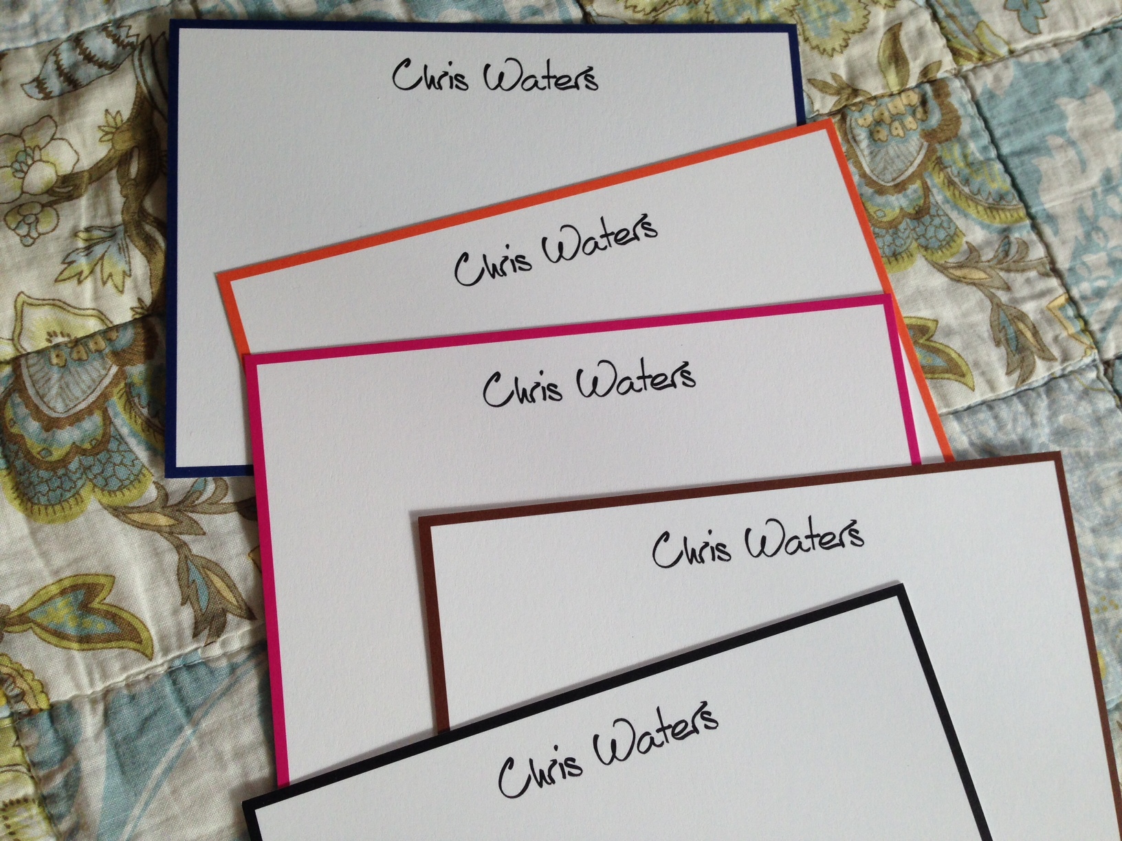 What is a Personalized Correspondence Card? - Embossed Graphics