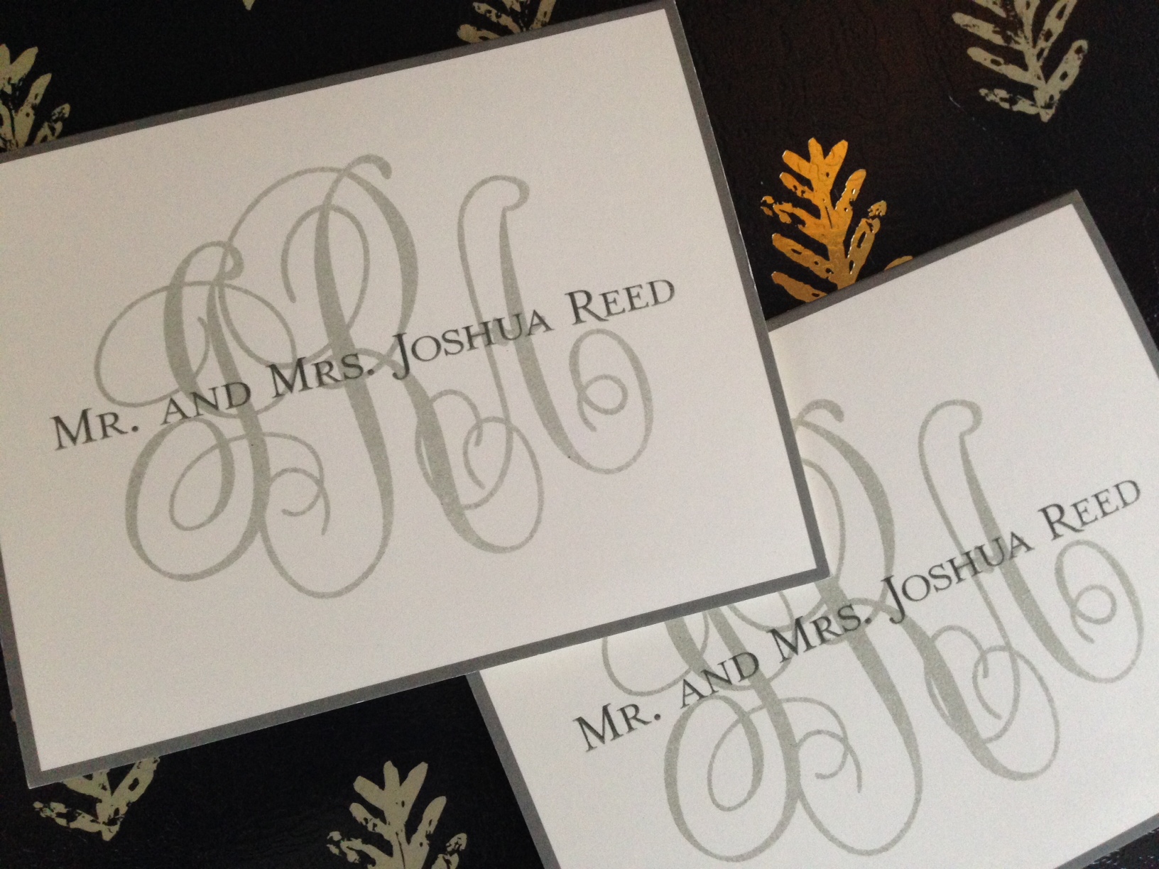Wedding Thank You Note Writing 101 | Embossed Graphics
