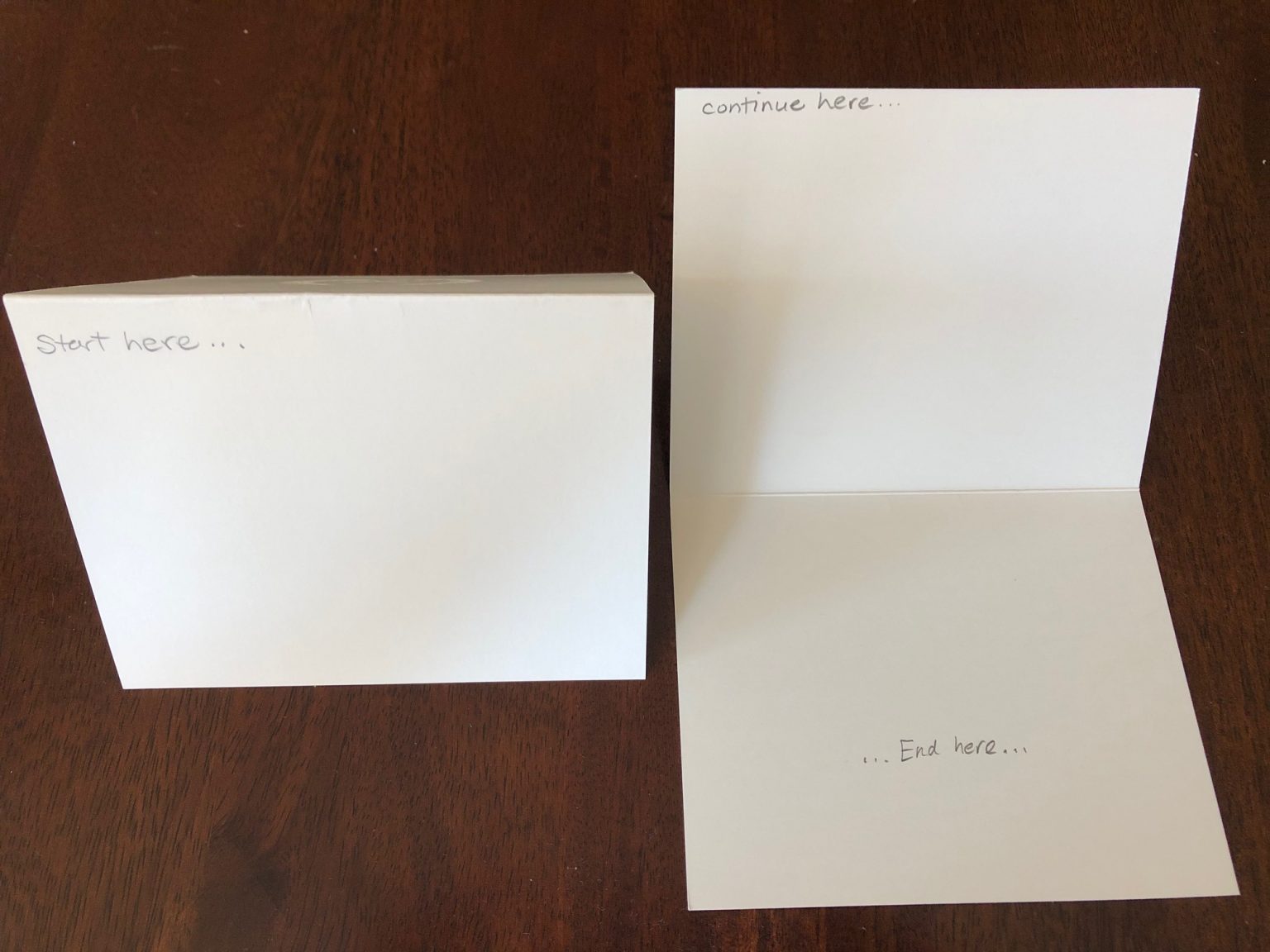 Where to Start Writing on a Folded Note | Grace & Gratitude Blog