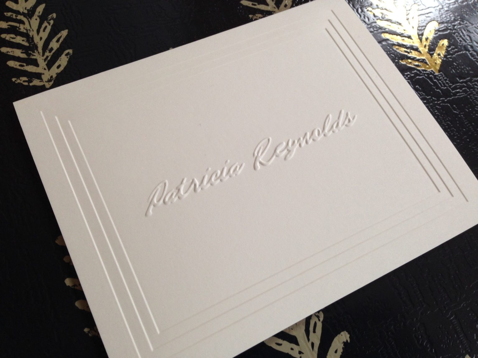 What is personalized stationery and how should I use it?