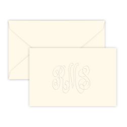 Embossed Graphics | Banner Card | Embossed Correspondence Card