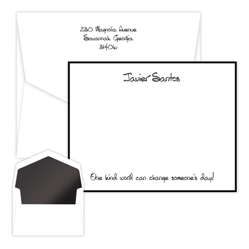 Embossed Graphics | Raised Print Cards | Printed Correspondence Cards ...