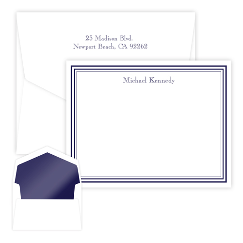 Embossed Graphics | Bordered Cards | Edged Correspondence Cards