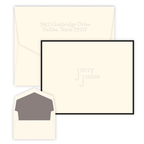 Embossed Notes | Personalized Folded Notes | EmbossedGraphics.com