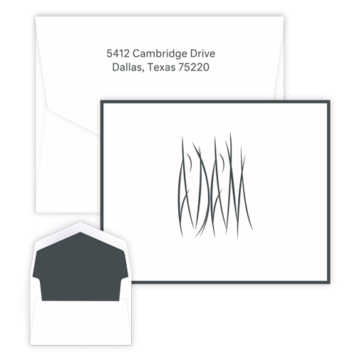 Oversized Notes | Personalized Folded Notecards | EmbossedGraphics.com