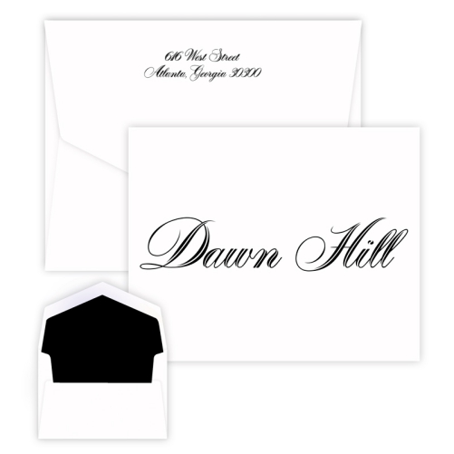 Oversized Notes | Personalized Folded Notecards | EmbossedGraphics.com