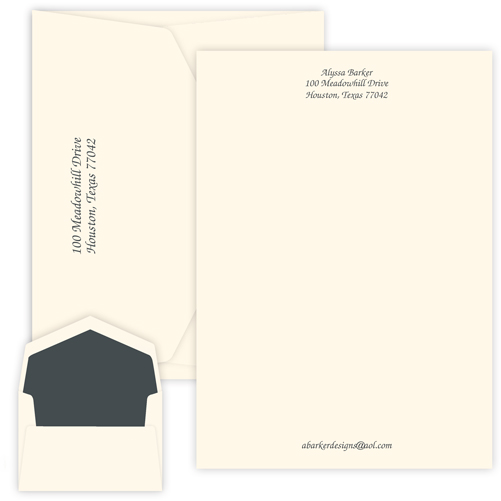 Embossed Graphics | Letter Sheets - Personalized Stationery from ...