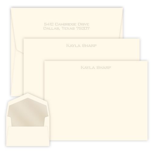Embossed Cards | Personalized Correspondence Cards | EmbossedGraphics.com